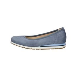 Gabor Comfort Damen Ballerina &raquo; Ballerinas Nubukleder&laquo; blau 38