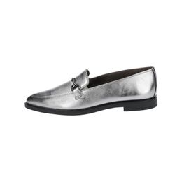 Paul Green Damen Slipper &raquo; Slipper Leder&laquo; silber 37,5