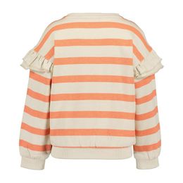 Blue Seven Damen Sweatshirt, mit tollen R&uuml;schen an der Schulter pink 110