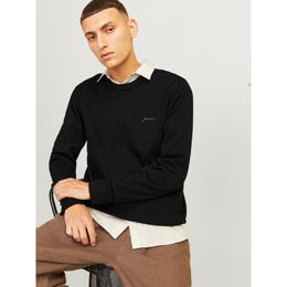 Jack & Jones Jack & Jones Herren Rundhalspullover &raquo;JJBRAD KNIT CREW NECK AW24&laquo; schwarz S