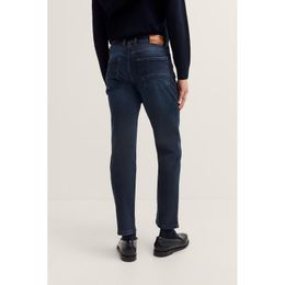 Bugatti Herren Bugatti 5-Pocket-Jeans &raquo;Regular Fit&laquo; aus Authentic Denim mit Stretch-Komfort blau 35, L&auml;nge 34