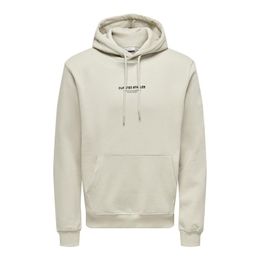 Only & Sons Only & Sons Damen ONLY & SONS Kapuzensweatshirt &raquo;ONSCURATED REG HOODIE SWEAT&laquo; beige S