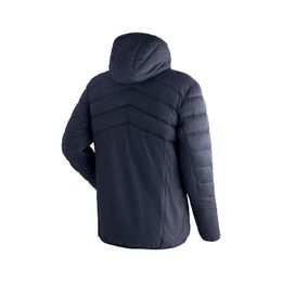 Maier Sports Damen Outdoorjacke &raquo;Loket M&laquo; Herren Wanderjacke, atmungsaktive Jacke mit Kapuze blau 56