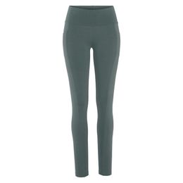 Vivance Damen Leggings mit zwei Handytaschen gr&uuml;n 36/38, N-Gr