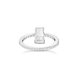 Thomas Sabo Damen Thomas Sabo Fingerring &raquo;Thomas Sabo x HARIBO: Ring mit Goldb&auml;r&laquo; mit Zirkonia (synth.) silber