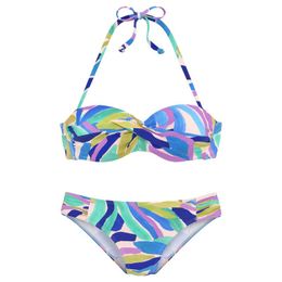 s.Oliver Damen s.Oliver B&uuml;gel-Bandeau-Bikini mit modischem Design 38, Cup D