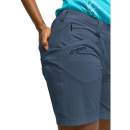Maier Sports Damen Funktionsshorts &raquo;Lulaka Shorts&laquo; Damen Shorts, kurze Wanderhose, Outdoorhose mit 4 Taschen, Regular Fit blau 44, Normalgr&ouml;&szlig;en