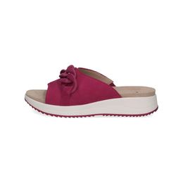 Caprice Damen Pantolette &raquo; Pantoletten Veloursleder&laquo; rosa 39