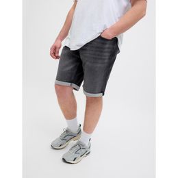 Jack & Jones PlusSize Jack & Jones Plussize Herren Jack & Jones PlusSize Shorts &raquo;JJIRICK JJICON I.K. SHOR&laquo; mit Umschlag schwarz 44 (5XL), N-Gr