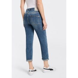 Herrlicher Damen Boyfriend-Jeans &raquo;Shyra Tap Denim&laquo; mit halbverdeckter Knopfleiste blau 31, N-Gr