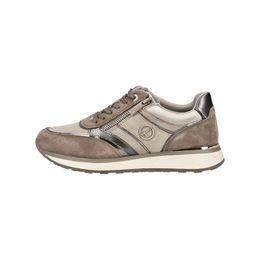 Tamaris Damen Sneaker &raquo; Sneaker Veolurs/Textil/Synthetik&laquo; beige 37