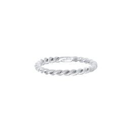 NENALINA Damen Fingerring &raquo;Gedreht Kordel Spirale Basic Schlicht 925 Silber&laquo; silber