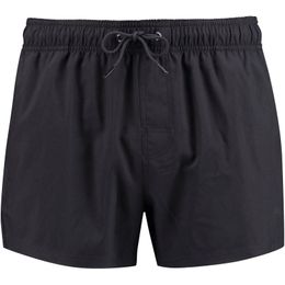 Puma Herren Puma Badeshorts &raquo;Puma SWIM MEN SHORT LENGTH SWIM SHORTS&laquo; mit seitlichen Eingriff-Taschen, Ges&auml;&szlig;tasche mit Klettverschluss schwarz S, N-Gr