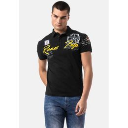Cipo & Baxx Cipo & Baxx Herren Poloshirt schwarz M