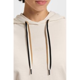 BOSS Damen BOSS &raquo;CP Stripe Hoodie&laquo;, mit kontrastfarbener Kordel wei&szlig; XL