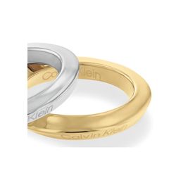 Calvin Klein Damen Fingerring &raquo;Schmuck Edelstahl Fingerring Damenring SCULPTURAL&laquo; gold
