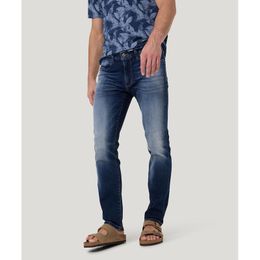 Pioneer Authentic Jeans Herren Slim-fit-Jeans &raquo;ERIC&laquo; in Kn&ouml;chell&auml;nge blau 40, L&auml;nge 34