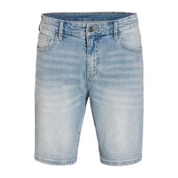 Buffalo Herren Jeansshorts &raquo;5-Pocket Shorts,&laquo; mit normaler Bundh&ouml;he, kurze Hose aus elastischer Denim-Qualit&auml;t blau 34, N-Gr