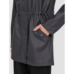 Véro Moda VERO MODA Regenjacke »VMMALOU COATED JACKET« mit Kapuze Asphalt L L Lässiger Parka von VERO MODA