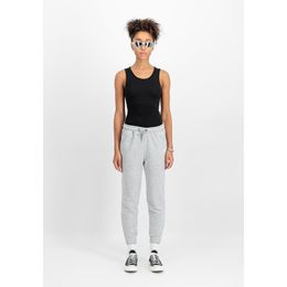 Alpha Industries Damen Jogginghose &raquo;Basic Jogger SL W&laquo; grau M, Normalgr&ouml;&szlig;en
