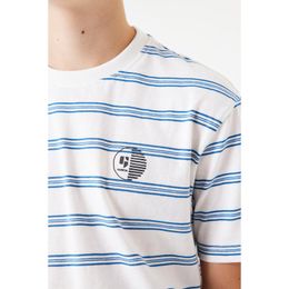 Garcia Jungen T-Shirt mit Logo Stickerei for BOYS wei&szlig; 140/146