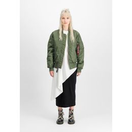 Alpha Industries Bomberjacke »Men - Bomber Jackets MA-1 Heritage« sage-green M M Flight Nylon Stoff