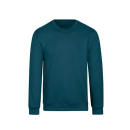 TRIGEMA Sweatshirt »Sweatshirt« petrol S S Sweat-Qualität
