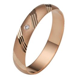 Firetti Trauring »Schmuck Geschenk Gold 375 Hochzeit Ehering "LIEBE"« Made in Germany, wahlweise mit oder ohne Brillanten roségoldfarben 54...
