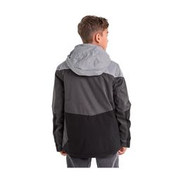 Killtec Jungen Skijacke &raquo;KSW 161 BYS SKI JCKT&laquo; Wasserdichte, atmungsaktive Skijacke mit abnehmbarer Kapuze grau 176