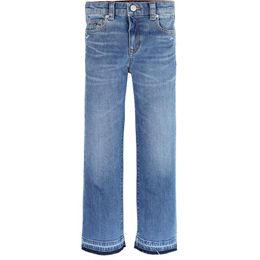 Tommy Hilfiger M&auml;dchen Weite Jeans &raquo;GIRLFRIEND MID WASH&laquo; in mittelblauer Waschung, mit Logo-Badge blau 3 (98), N-Gr