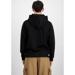 Alpha Industries Damen Kapuzensweatshirt &raquo;Basic Hoody Carbon&laquo; schwarz L