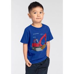 Kidsworld T-Shirt »für kleine Jungen« Kurzarm, Basic-Passform, bedruckt mit Statements/Sprüchen blau 140/146 140/146 Kurzarm T-Shirt für maximale...