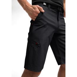 Maier Sports Damen Bermudas &raquo;Nil Bermuda&laquo; kurze Herren Wanderhose, moderne Outdoor-Bermuda, Trekkinghose schwarz 52, Normalgr&ouml;&szlig;en