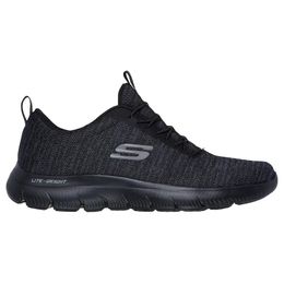Skechers Herren Slip-On Sneaker &raquo;SUMMITS-&laquo; , Slipper, Freizeitschuh, Halbschuh mit Elastic Schn&uuml;rsenkel schwarz 41
