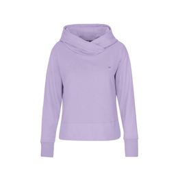 TRIGEMA Sweatshirt »Dünner Kapuzenpullover« flieder M M 1/1 lange Hose
