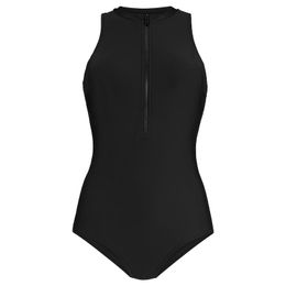 active by Lascana Lascana Active Damen LASCANA ACTIVE Badeanzug herausnehmbare Softcups, mit Unterbrustgummi vorne, Racerback schwarz 38, N-Gr