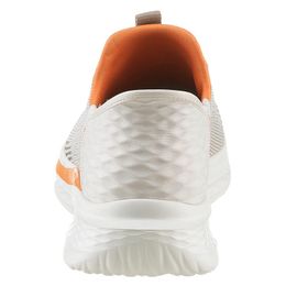 Skechers Herren Slip-On Sneaker &raquo;SLADE-QUINTO&laquo; , Slipper, Freizeitschuh mit dezenten Kontrastbesatz orange 44