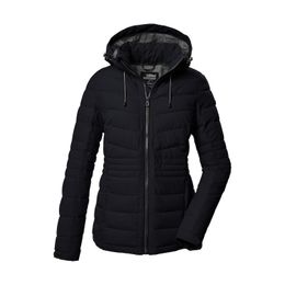 Killtec Steppjacke »KOW 10 WMN QLTD JCKT« Damenjacke: abnehmbare Kapuze, wasserabweisend, atmungsaktiv schwarz 46 46 Jacke in Daunenoptik mit...