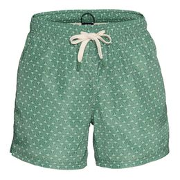JOOP! Herren JOOP! Badeshorts &raquo;Diamond Cornflower&laquo; Signature-Design, kleine Schlitze an den Beinen gr&uuml;n S, N-Gr
