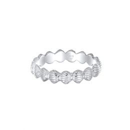 Elli Damen Fingerring &raquo;Bandring Muscheln Maritim Beach Look 925 Silber&laquo; silber