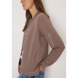 Cecil Damen Blouson mit Rei&szlig;verschluss, im Ottoman-Look beige M (40)
