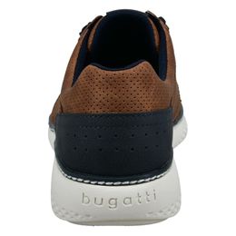 Bugatti Herren Bugatti Slip-On Sneaker Halbschuh, Freizeitsneaker mit Perforation, elastische Schn&uuml;rsenkel braun 45