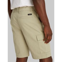 Calvin Klein Herren Cargoshorts &raquo;MODERN TWILL CARGO SHORT&laquo; mit Logo-Patch gr&uuml;n 34, N-Gr