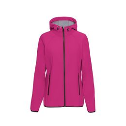 TRIGEMA Damen Softshelljacke &raquo;TRIGEMA Taillierte Softshell&ndash;Kapuzenjacke&laquo; 1 Stk. tlg. pink XL