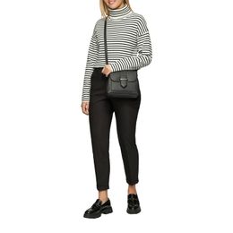 s.Oliver Damen s.Oliver Rollkragenpullover Rippstrick, im Streifen-Design schwarz 34