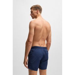 BOSS Herren BOSS Badeshorts &raquo;Octopus&laquo; Mit BOSS Logoschriftzug, elastischer Taillenbund mit Kordel blau XL, N-Gr