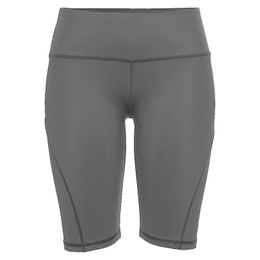 active by Lascana Lascana Active Damen LASCANA ACTIVE Radlerhose &raquo;Basic Bottoms&laquo; mit kleiner Bundtasche hinten schwarz 32/34, N-Gr