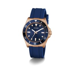 Guess Analoguhr 'CLIFF' Herren Gr&ouml;&szlig;e One Size navy / bronze