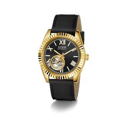 Guess Analoguhr 'CONNOISSEUR' Herren Gr&ouml;&szlig;e One Size gold / schwarz