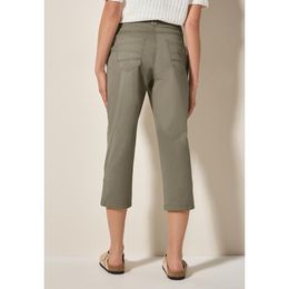 Cecil Damen Caprihose &raquo;Style New York&laquo; Sommerhose mit Knopfdetails am Bund grau 26, N-Gr